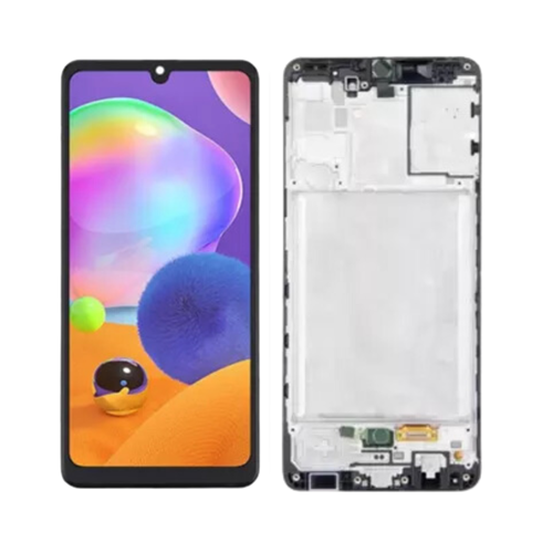 FRONTAL SAM A31 OLED C/ ARO - Frontal Sam A31 Oled Premium C/ Aro Com Biometria - SAMSUNG