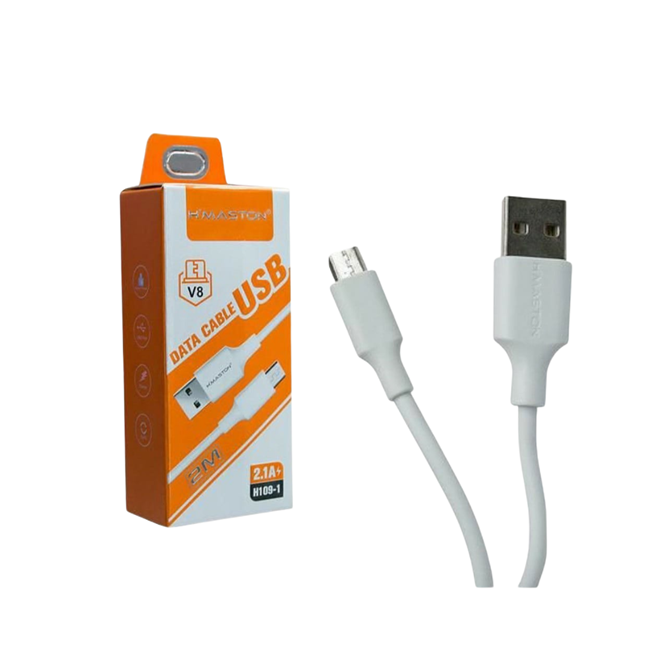 Cabo Usb HMaston / Micro Usb V8 / Mod H109-1 / 2 Metros - Cabo Usb ...