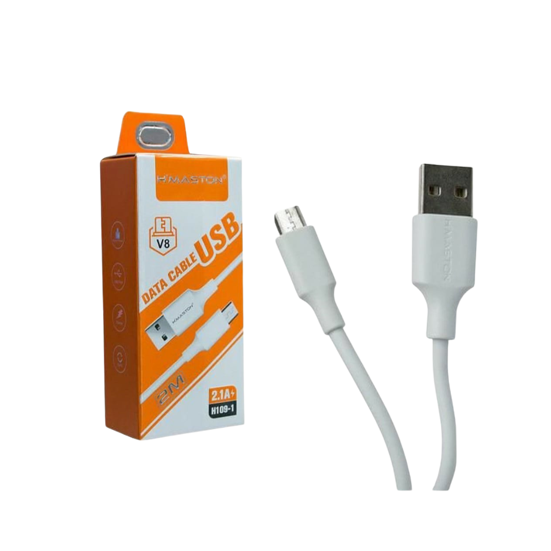 Cabo Usb HMaston / Micro Usb V8 / Mod H109-1 / 2 Metros - Cabo Usb ...