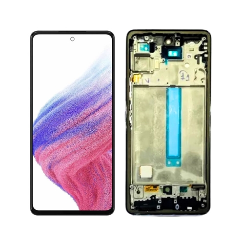 Frontal Sam A53 5g C/ Biometria Vivid Com Aro - Frontal Sam A53 5g A536 ...