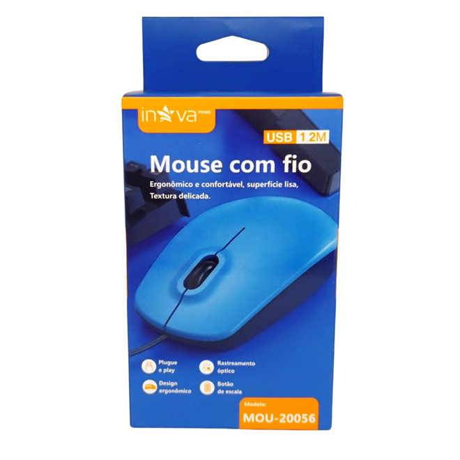 Mouse Inova 20056 Com Fio - Mouse Inova 20056 Com Fio - INOVA