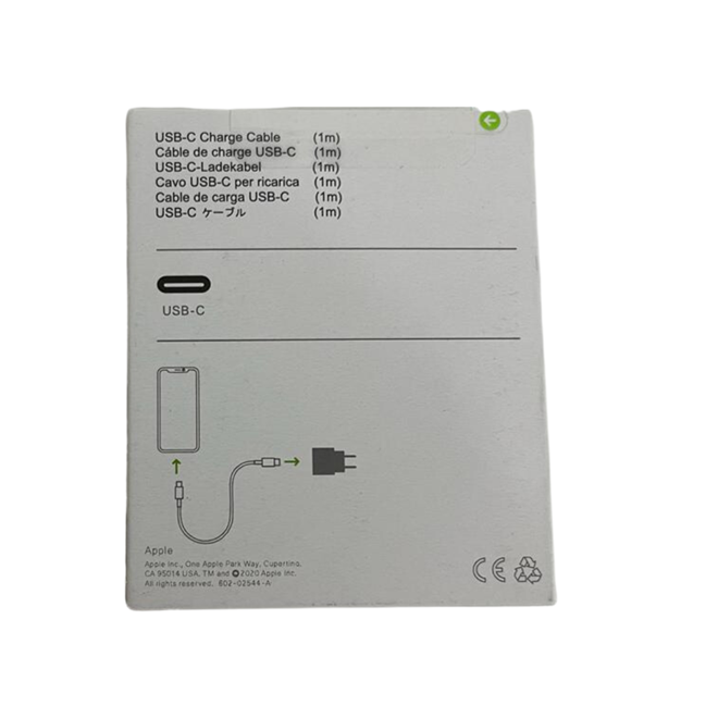 Cabo Usb Iphone 15 Tipo C / Tipo C / Caixa Apple / Original 1 Metro ...