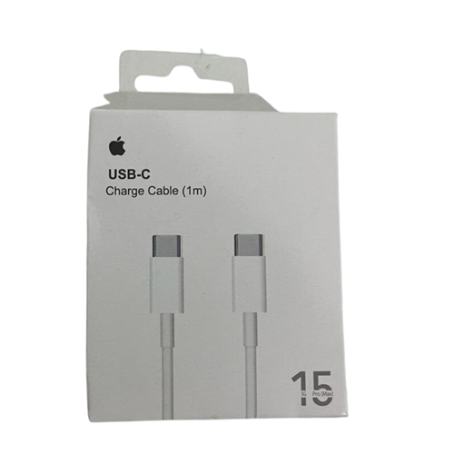 Cabo Usb Iphone 15 Tipo C / Tipo C / Caixa Apple / Original 1 Metro ...