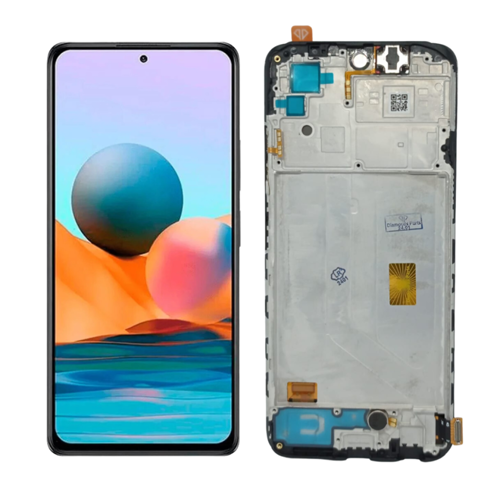 Frontal Xiaomi Note 10 4g / Note 10s Oled Diamonds Com Aro - Frontal ...