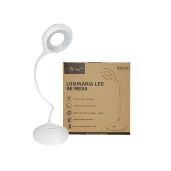 Luminaria Led de Mesa Lan-6737 Inova - Luminaria Led de Mesa Lan-6737 ...